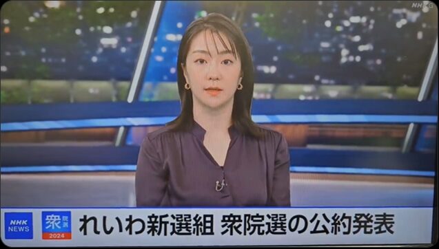 【は？】NHKが「れいわ新選組」の衆院選公約「だけ」単独で2分放送。 - jnnavi