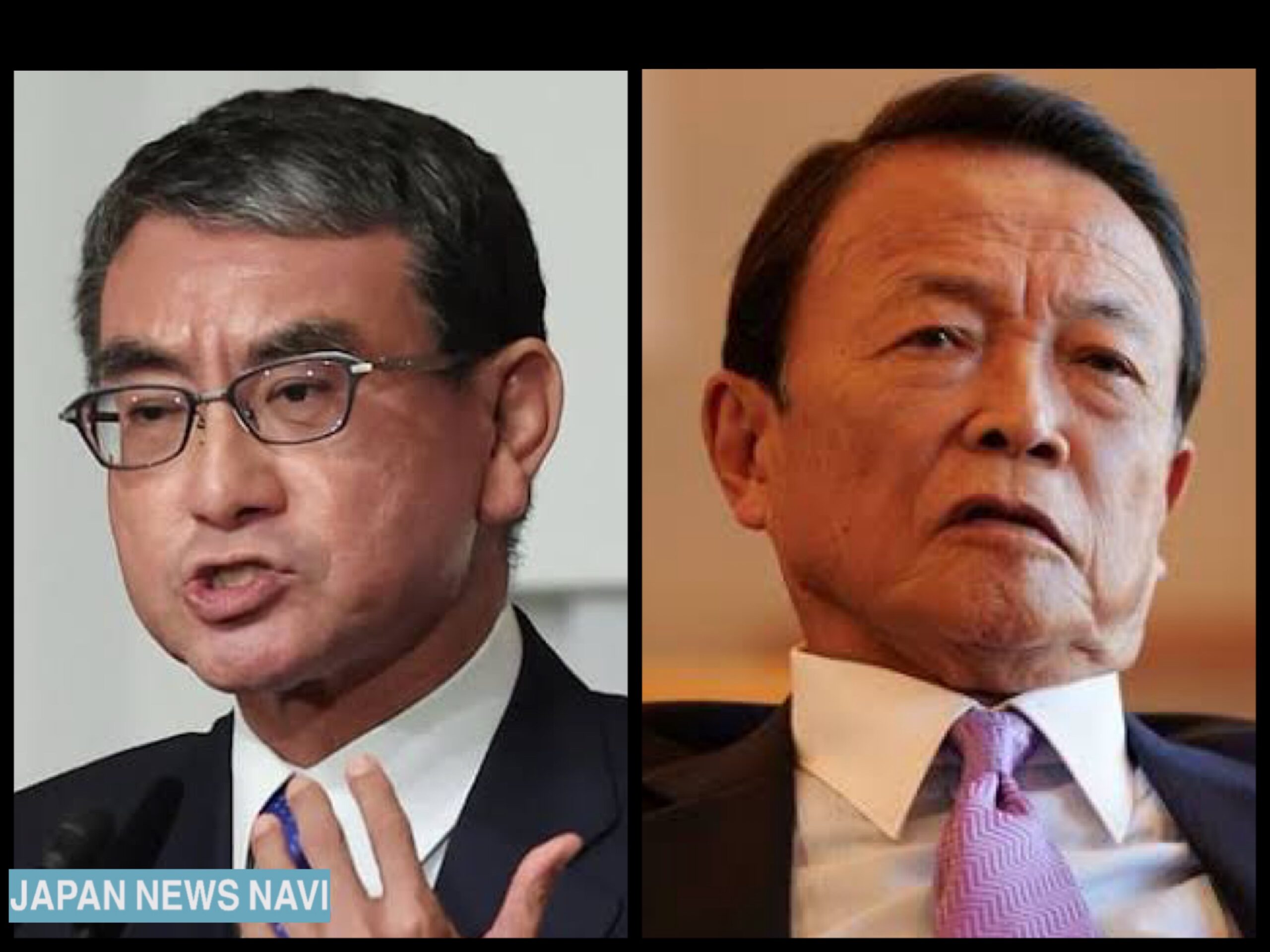 【速報】河野太郎、麻生太郎をブロックか？ | jnnavi